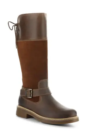 BOS. & CO. Mateo Waterproof Knee High Boot - Camel/ Nut/ Camel