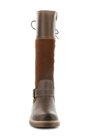 BOS. & CO. Mateo Waterproof Knee High Boot - Camel/ Nut/ Camel