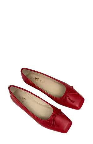 Yosi Samra Cara Square Toe Ballet Flat