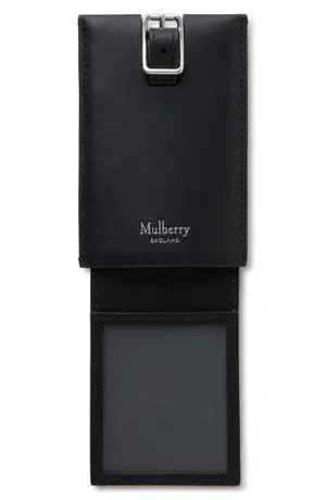Mulberry Leather Luggage Tag