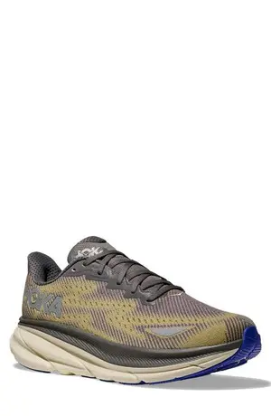 HOKA® Clifton Gore-tex® Running Shoe - Gravel/eggshell