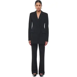 Another Tomorrow Jersey Jacket - Black