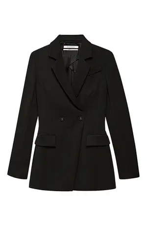 Another Tomorrow Jersey Jacket - Black