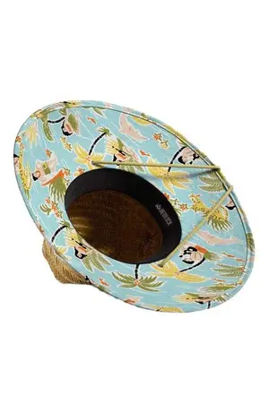 HEMLOCK HAT CO Islander Straw Lifeguard Hat - Hula Dolphin