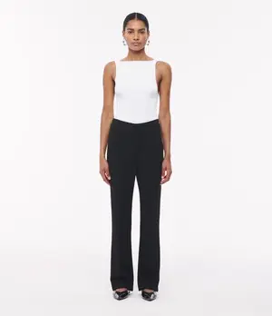 Another Tomorrow Office Wear Sports Pants For Women