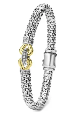 Lagos Derby Diamond Rope Bracelet - Two-tone