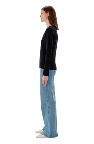 Another Tomorrow Long Sleeve Tee - Black