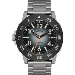 Nixon Smyth 44 Bracelet Watch - Silver /tunnel Black Ombre