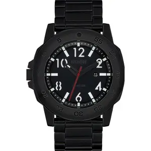 Nixon Smyth 44 Bracelet Watch - Super Black / Black