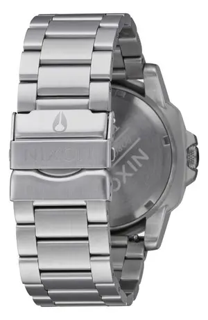 Nixon 44mm Bracelet Watch - Silver / Black