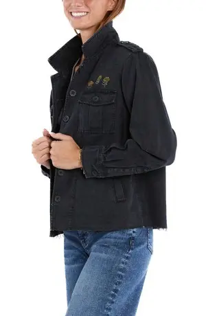 BILLY T Tree Power Embroidered Jacket - Almost Black