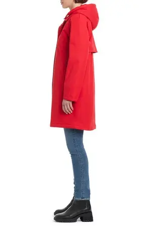 Kate Spade New York Water Resistant Raincoat With Removable Hood