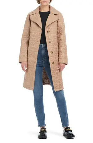 Kate Spade New York Belted Quilted Coat
