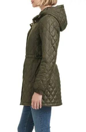 Kate Spade New York Water-resistant Diamond Quilted Jacket