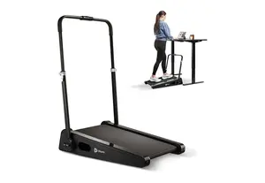 LIFEPRO Smallest Portable Mini Walking Pad With Adjustable Handlebar - Black
