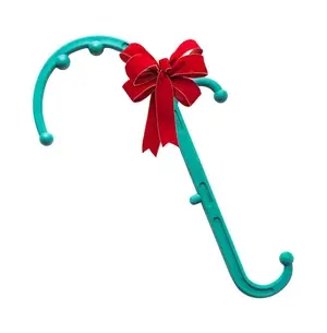 LIBA Back And Neck Massager - Trigger Point Massage Tools For Pain Relief And Self Massage Hook Therapy Handheld Back Neck Shoulder Massager Teal