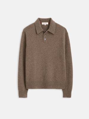Alex Mill Jacob Polo Sweater In Cashmere - One-Color | Editorialist