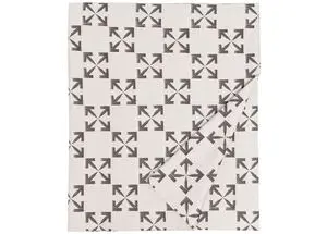 Off-White Arrows Pattern Table Runner