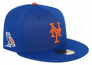 OVO X Mlb New York Mets New Era Cap - Blue