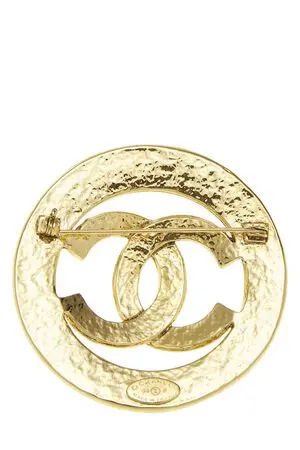 Chanel Interlocking 'cc' Logo Brooch