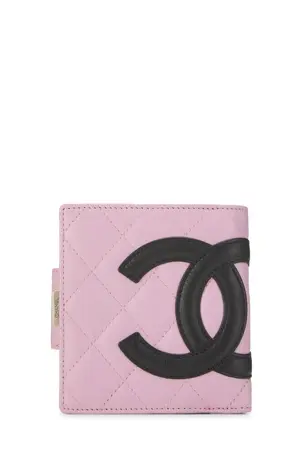 Chanel Quilted Calfskin Cambon Compact Wallet