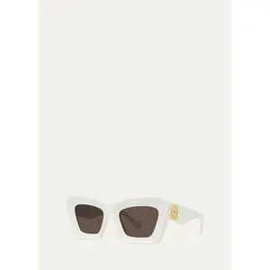 Loewe Cat Eye Sunglasses - Ivory/brown