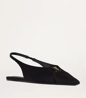 Saint Laurent Babylone Slingback Flats