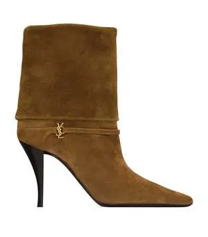 Saint Laurent Vicky Ankle Boots 90