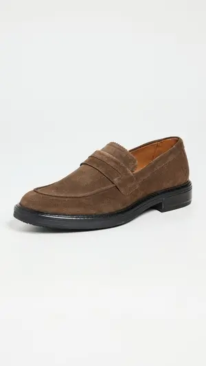 Shoe The Bear Stanley Suede Loafers In Dark Brown - 75% Off  display picture 3