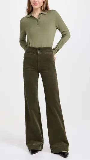 ASKK NY Brighton Wide Leg Corduroy Pants
