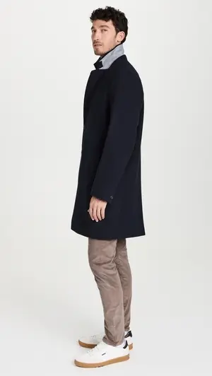 Vince Classic Coat - Coastal