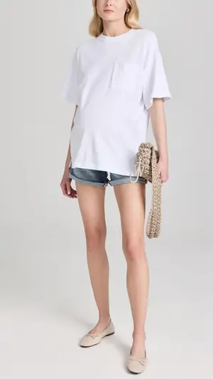 DL1961 Zoie Maternity Denim Shorts