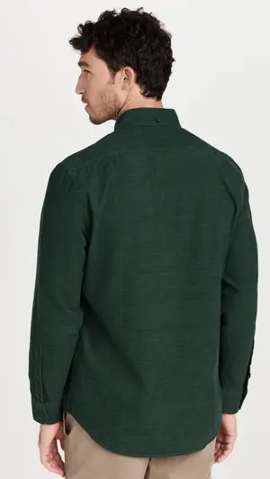 Taylor Stitch Corduroy Jack Shirt - Pine Heathered