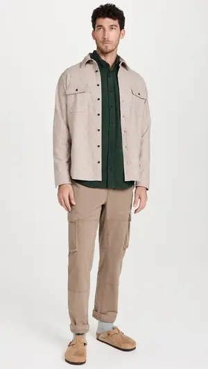 Taylor Stitch Corduroy Jack Shirt - Pine Heathered