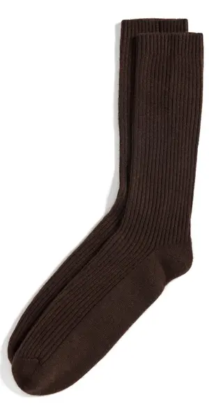 Jenni Kayne Jenni Kayne Cashmere Socks Chocolate