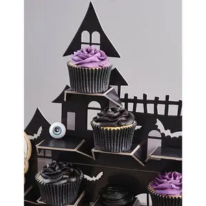 GINGER RAY Haunted House Treat Stand 50cm