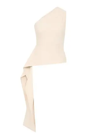 ST. AGNI Asymmetric Origami Top - Off-white