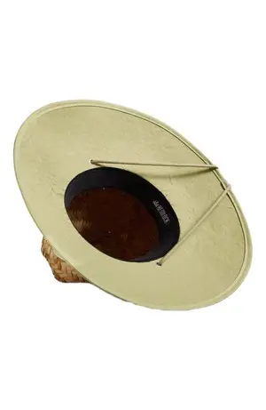 HEMLOCK HAT CO Upf 50+ Signature Straw Lifeguard Hat - Solid Green