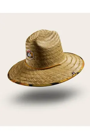 HEMLOCK HAT CO Woodstock Straw Lifeguard Hat - Sunflower