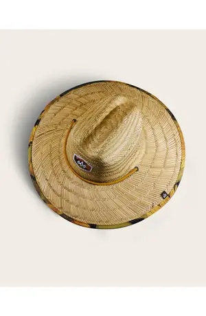 HEMLOCK HAT CO Woodstock Straw Lifeguard Hat - Sunflower