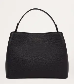 Smythson Ludlow Leather Day Top-handle Bag - Black