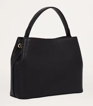 Smythson Ludlow Leather Day Top-handle Bag - Black