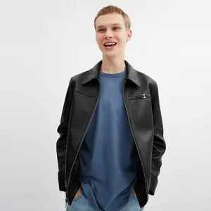 COACH Heritage C Lightweight Leather Jacket