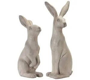 MELROSE Stone Rabbit Statue - One-color