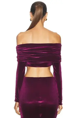 MAYGEL CORONEL Lido Velvet Top