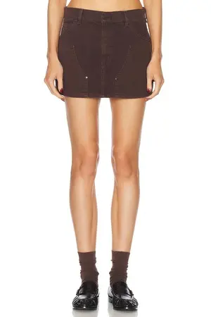 Renggli RENGGLI Cargo Mini Skirt Chocolate
