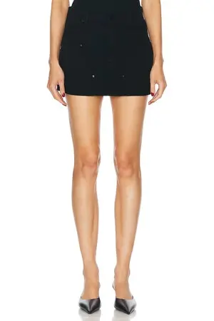 Renggli Renggli Cargo Skirt In Mint Ink