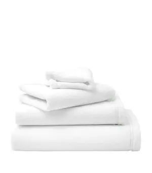 YVES DELORME COUTURE Duetto Blanc Guest Towel - White