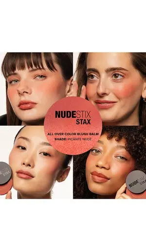 NUDESTIX Stax Over Color Blush Balm - Picante Nude