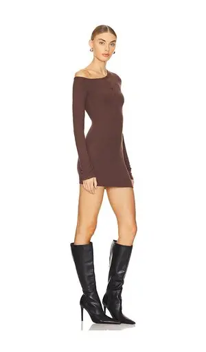 ALL THE WAYS Meredith Off Shoulder Dress